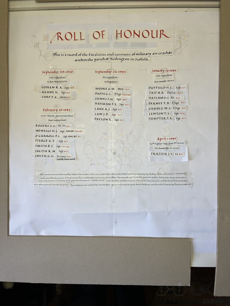 Calligraphy and lettering | Patricia Lovett MBE